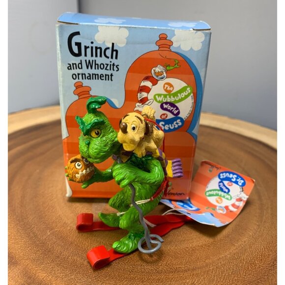 Midwest Importers | Holiday | Dr Seuss Grinch Whozits Ornament With Box ...